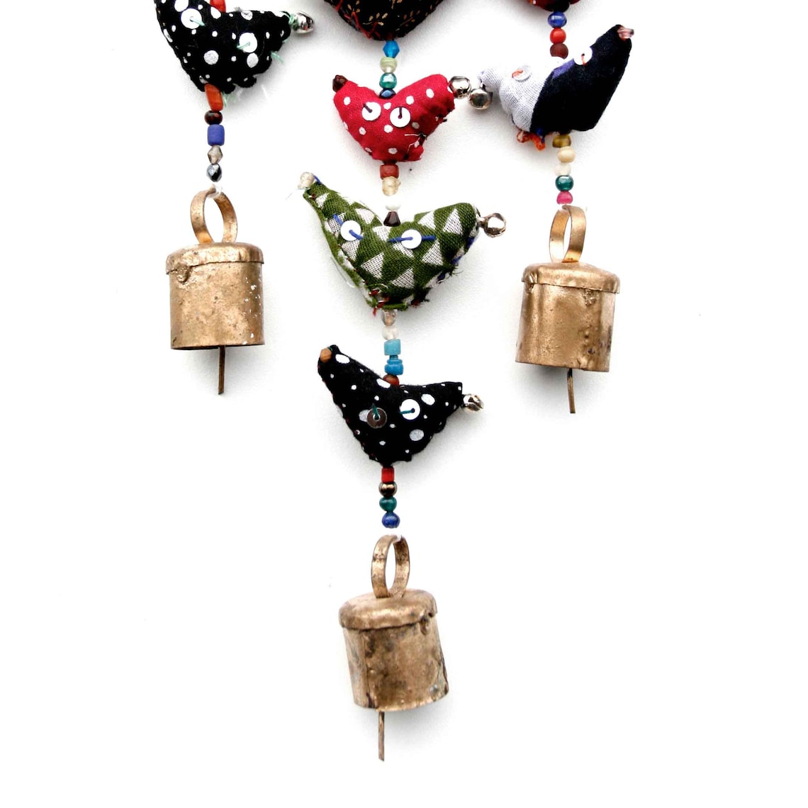 Indian Prosperity Hens Hand-made Hanging Strand of Chickens | Etsy