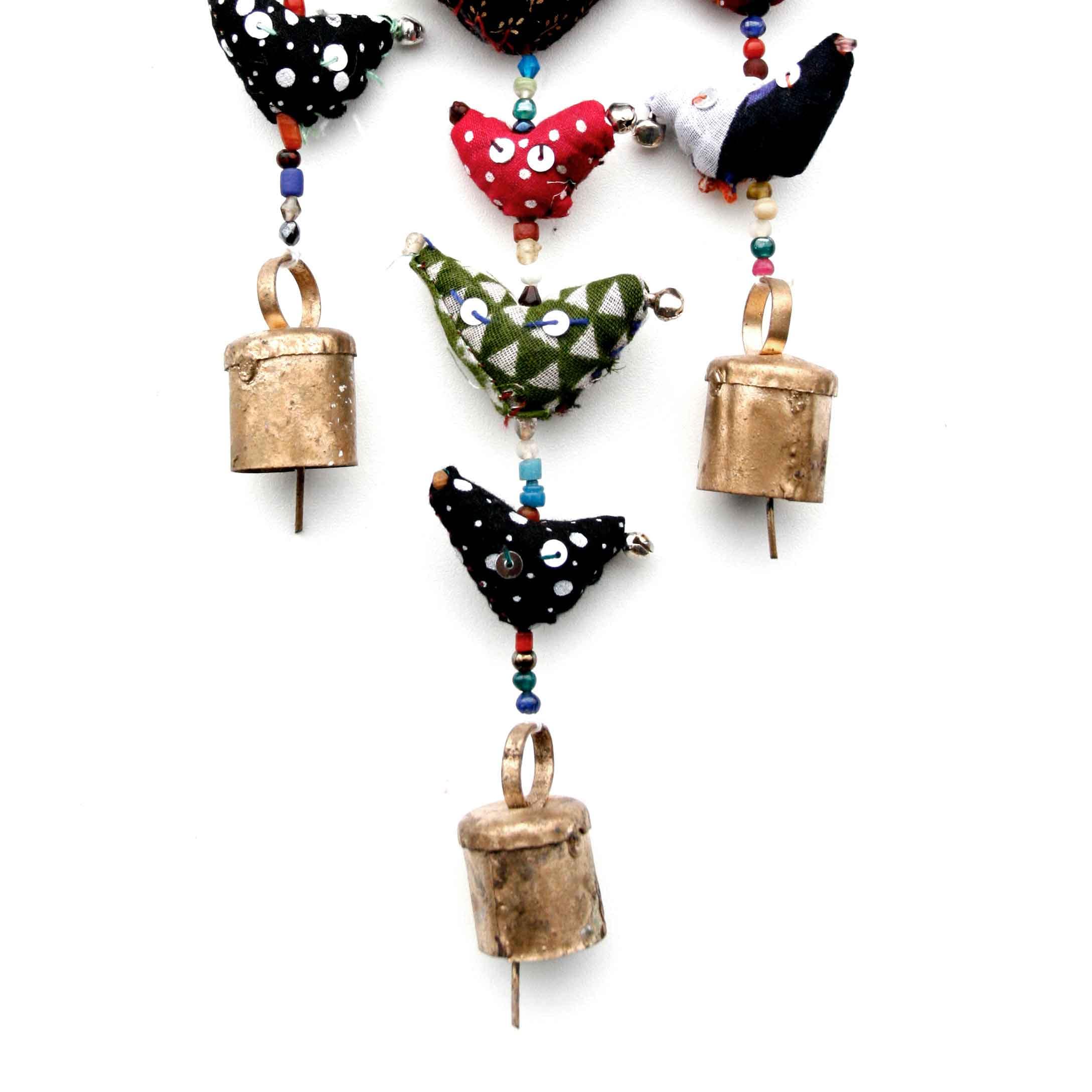 Indian Prosperity Hens Hand-made Hanging Strand of Chickens | Etsy