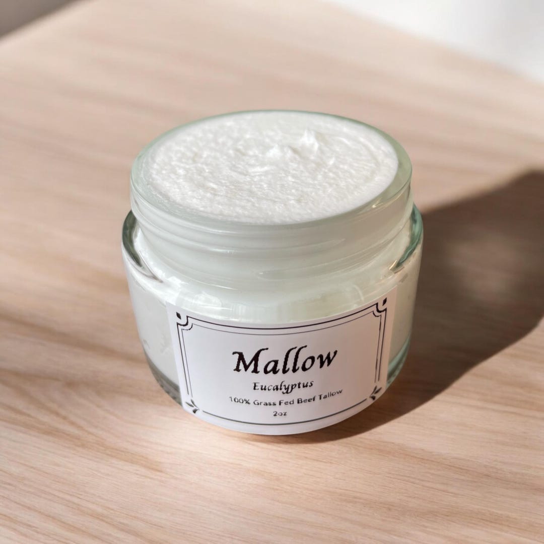 Whipped Tallow, Eucalyptus, Mallow, Body Butter, Face Cream ...