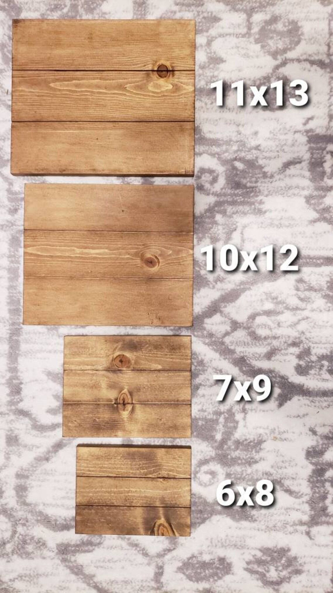 Shiplap Style Rustic Clip Frames 8x10/5x7/4x6 Photo Wall - Etsy