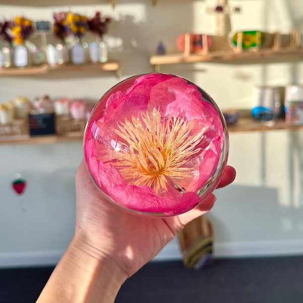 Flower Paperweight - Etsy