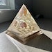 Custom Memorial Pyramid, Custom Cremation Ash Resin Pyramid, Cremation ...