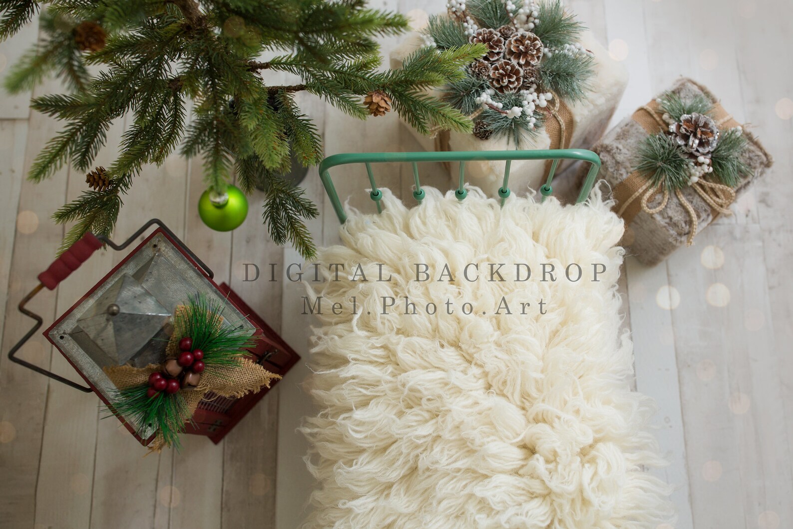 Christmas Digital Backdrop, Newborn Digital Backdrop, Digital ...