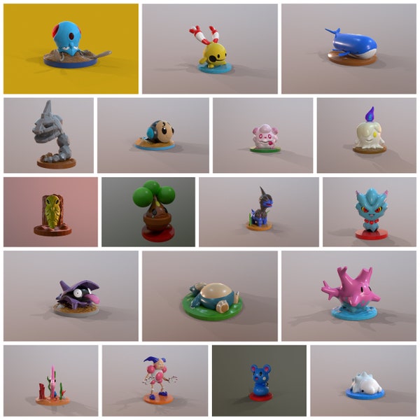 Pokemons Stl Files - Etsy