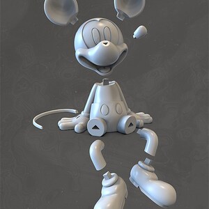 Cartoon Characters STL Pack 6 STL - Etsy