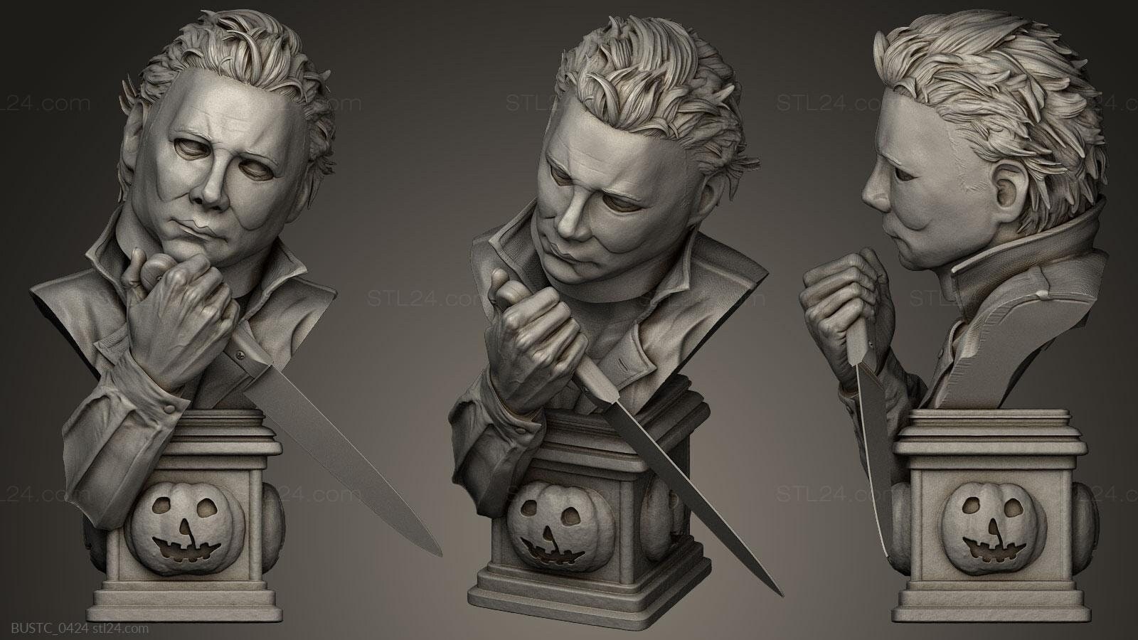Michael Myers Bust STL File - Etsy Michael Myers Bust STL File - Etsy