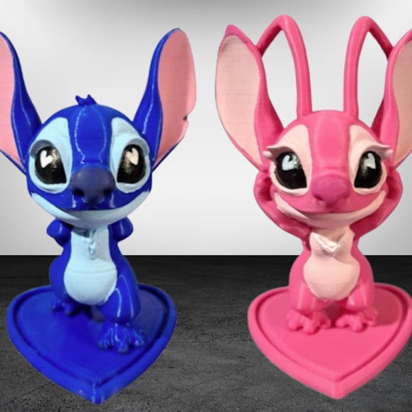 Stitch and Angel Stl - Etsy