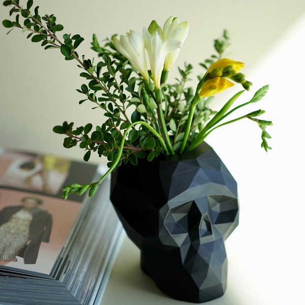 Skull Planter - Etsy