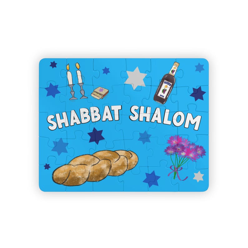 Kids Puzzle, Jewish Kids Gift, Children's Jigsaw, 30-piece Educational ...