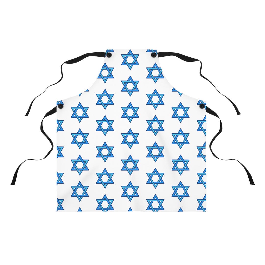 Star of David Apron - Jewish Gift for Holidays, Kitchen Cooking Bib ...