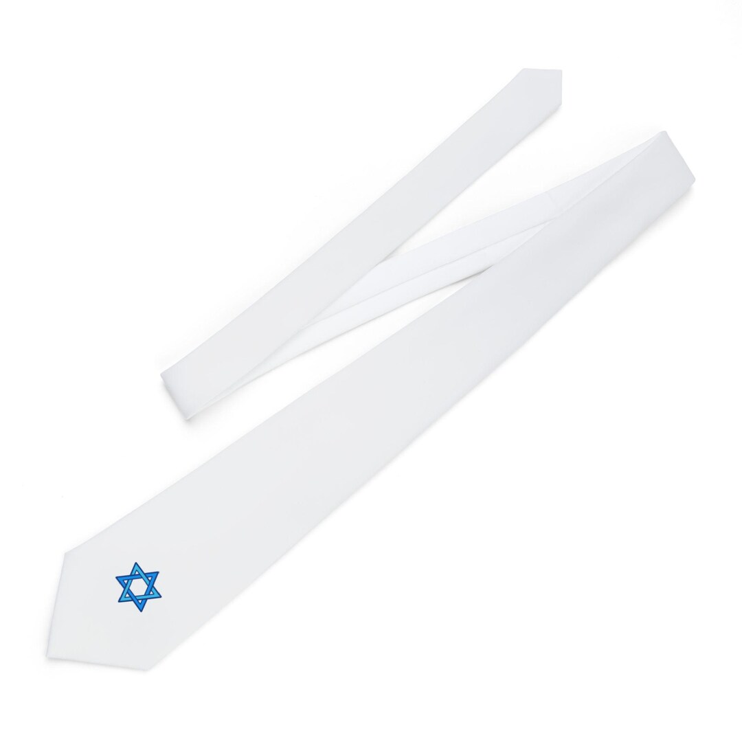 Star of David Tie, Magen David Tie, Bar Mitzvah Tie ,jewish Dad Gift ...