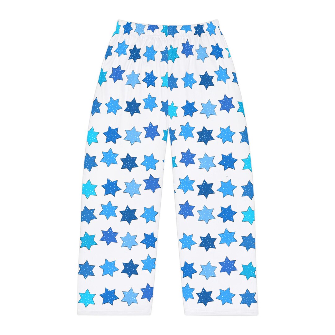 Magen David Pajama Pants, Jewish Dad Son Gift, Chanukah Sleepwear ...