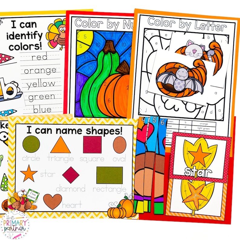November Preschool Activity Bundle Printable Fall Activities - Etsy