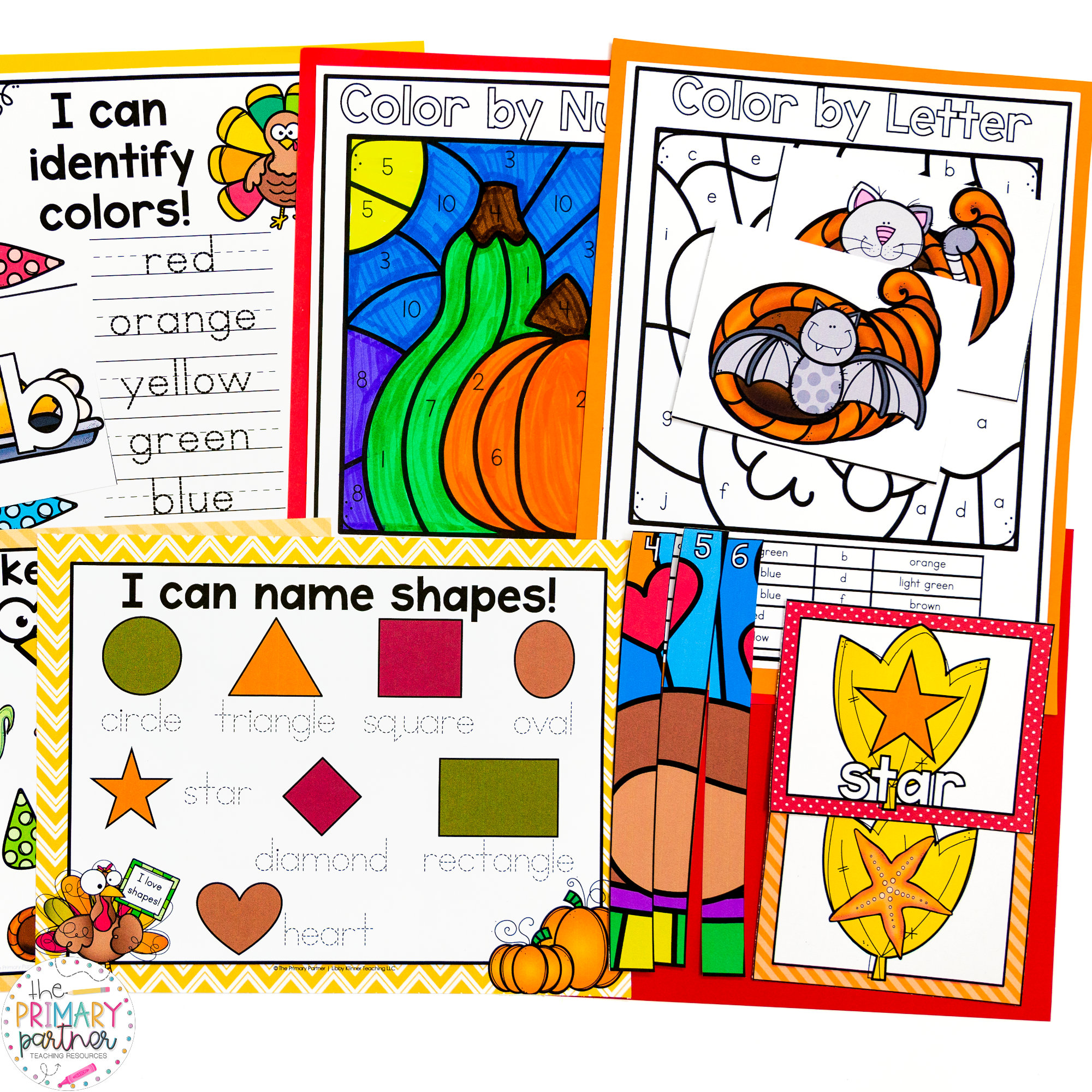 November Preschool Activity Bundle, Printable Fall Activities, Letters ...