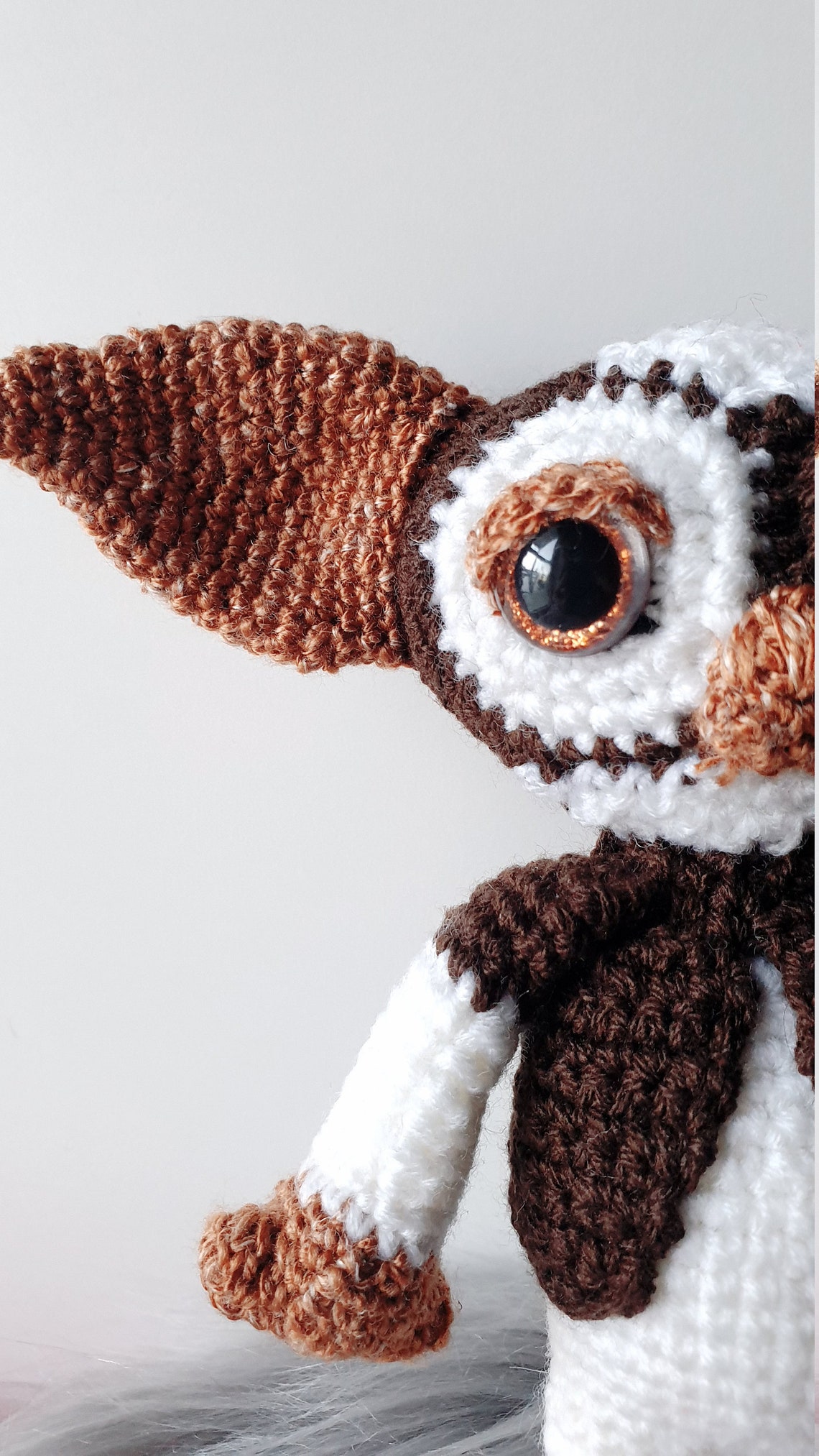 Gremlins Mogwai Knitted Teddy Bear Exclusive Toy Friend by Mum ...