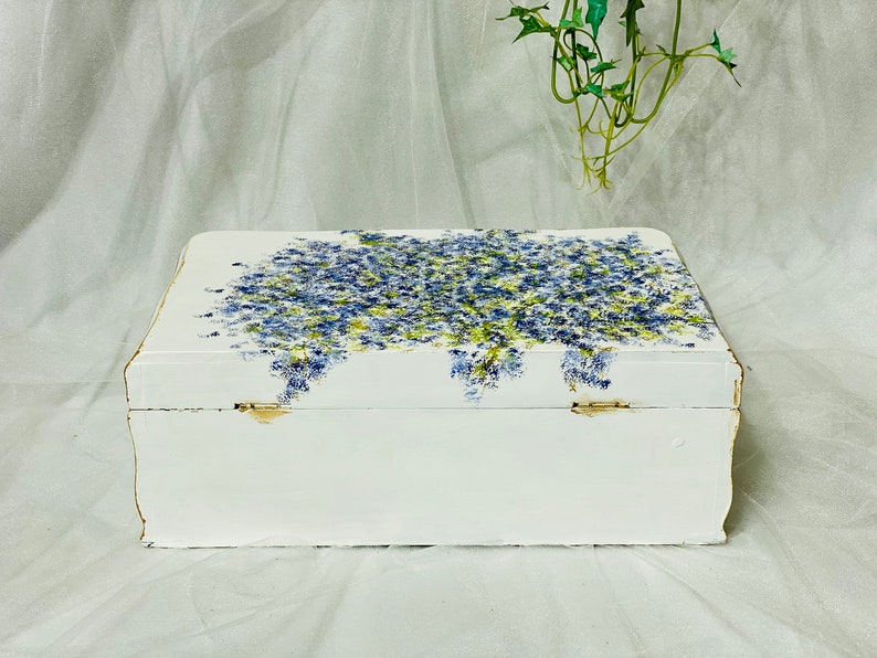 Out of Stock Extra Large Vintage Jewelry Box Hand Painted - Etsy