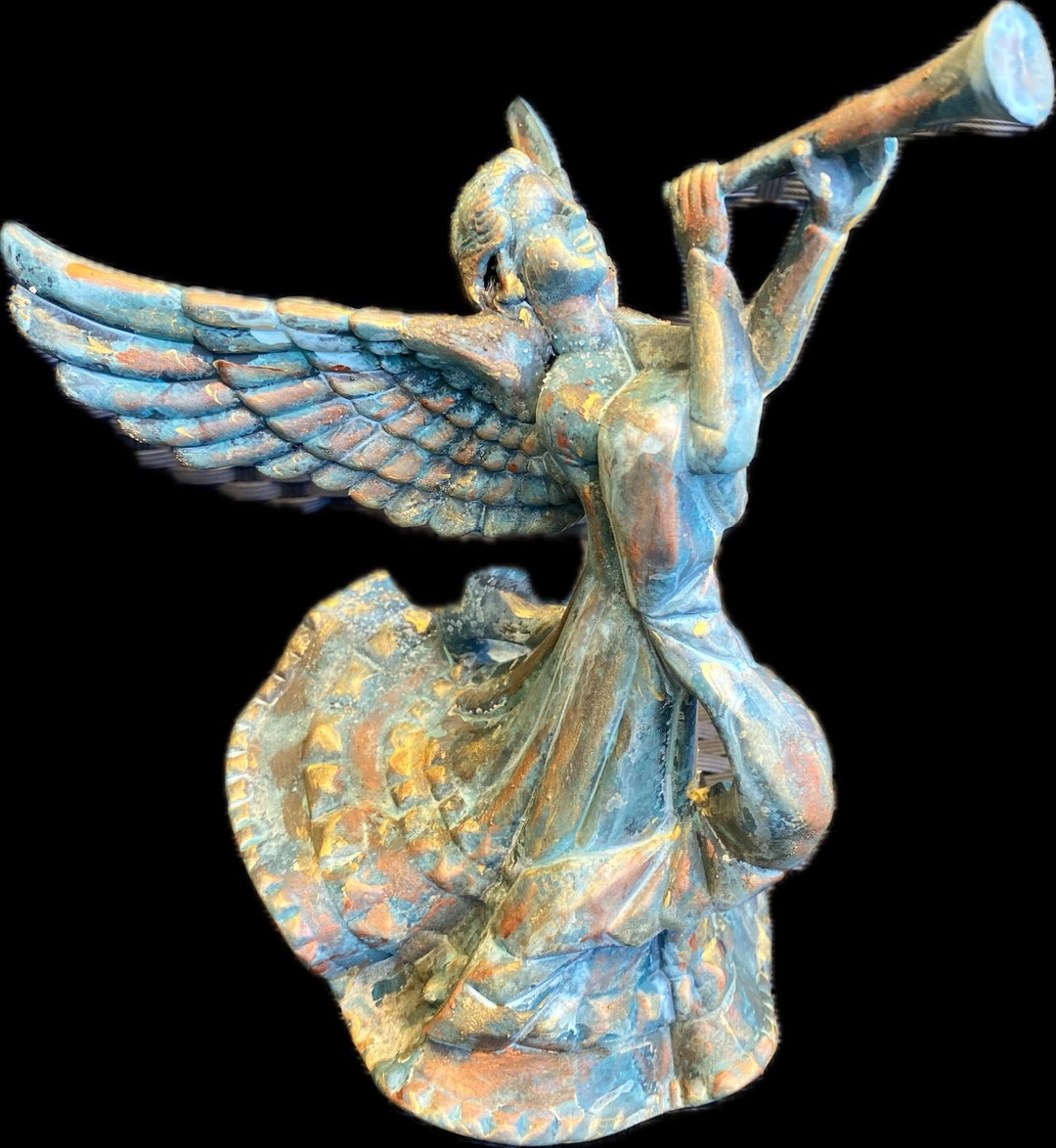 Antique Style Tree Topper, Angel Tree Topper, Human Hand Painted ...