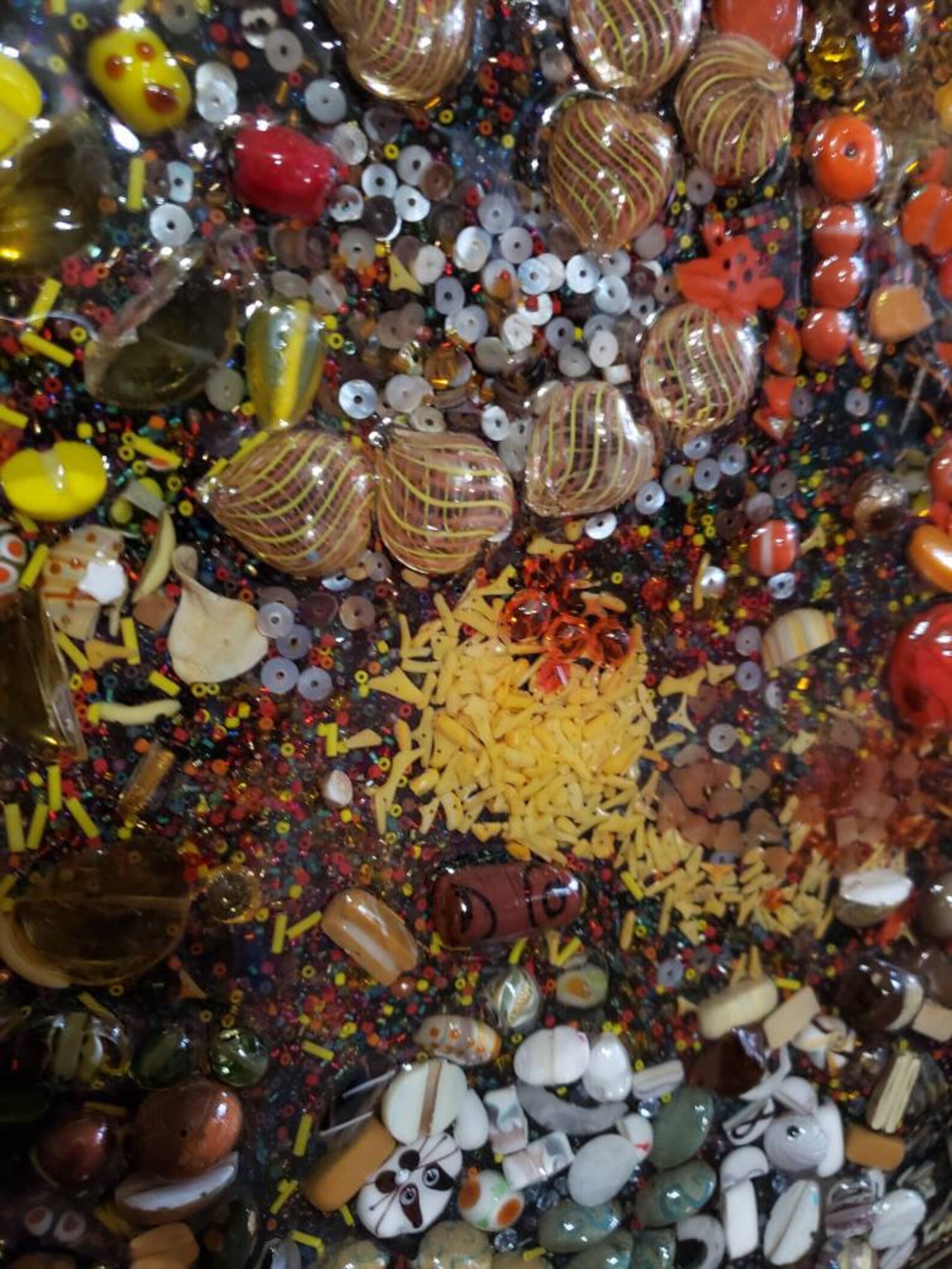 Window Pane Glass Bead Mosaic | Etsy