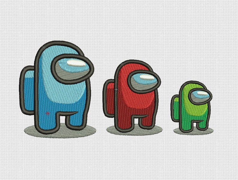 Among US Digital design for Embroidery / Among US Diseño | Etsy