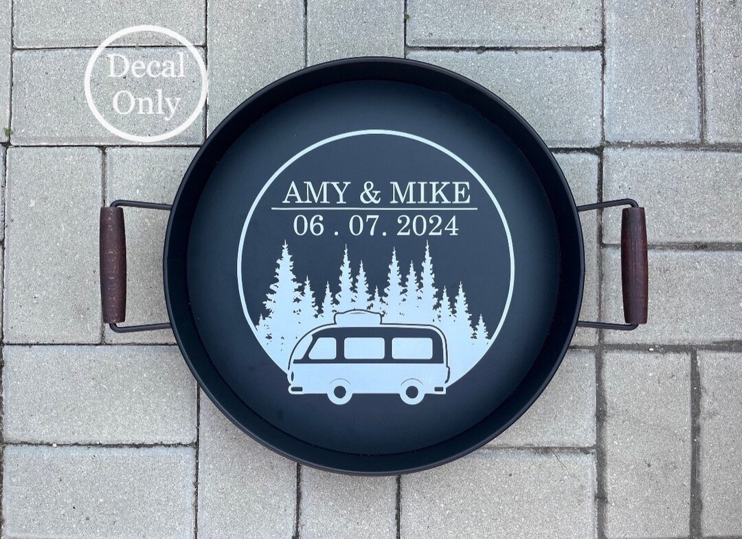 Serving Tray Decals, Custom Decals, Custom Tray Decals, Name Decals ...