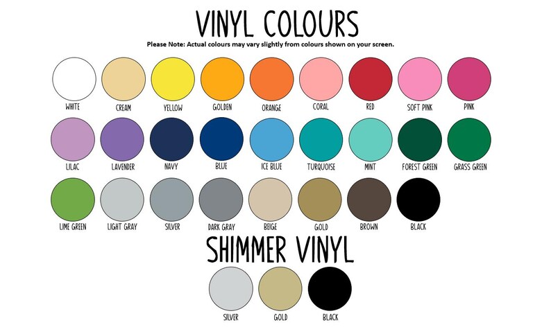 Serving Tray Decals, Custom Decals, Custom Tray Decals, Name Decals ...