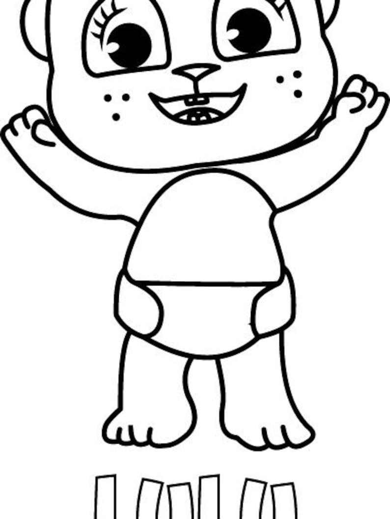 Word Party Coloring Pages - Etsy