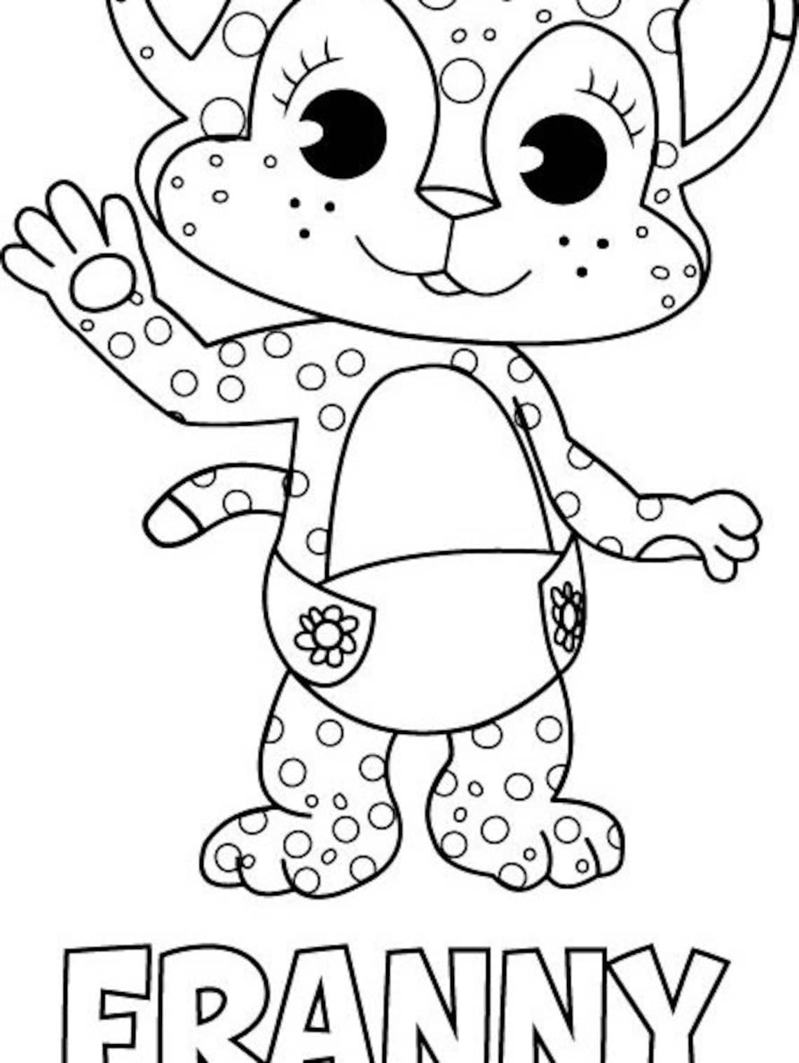 Word Party Coloring Pages - Etsy