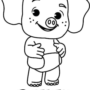 Word Party Coloring Pages - Etsy