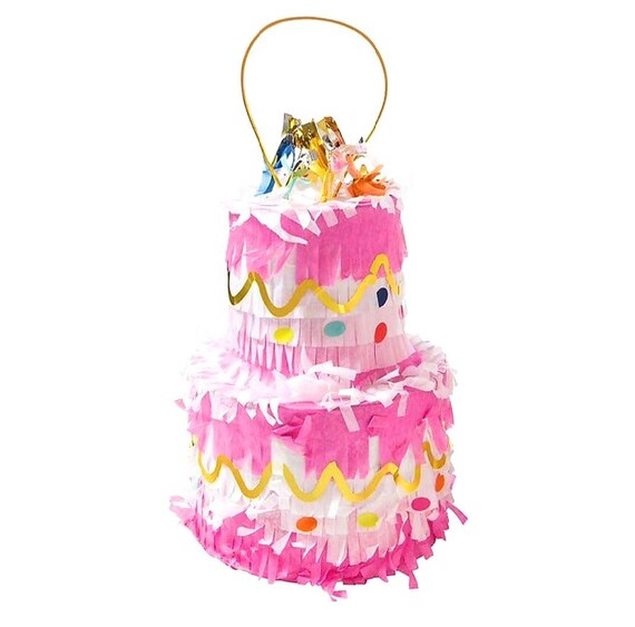 Mini Birthday Cake Piñata Gifts for Her Sweet 16 Pink | Etsy