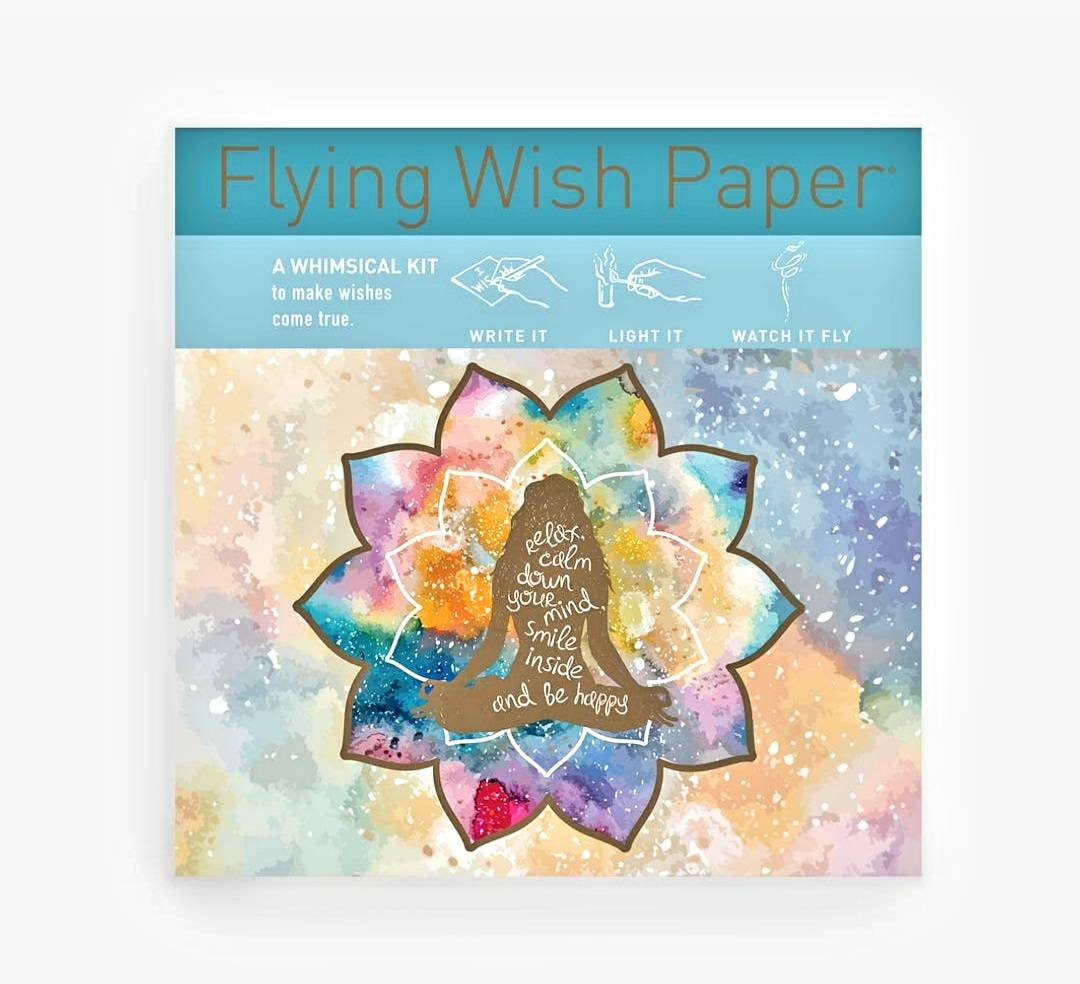 Flying Wish Paper - MINDFUL! Write It, Light It & Watch It Fly! Mini ...