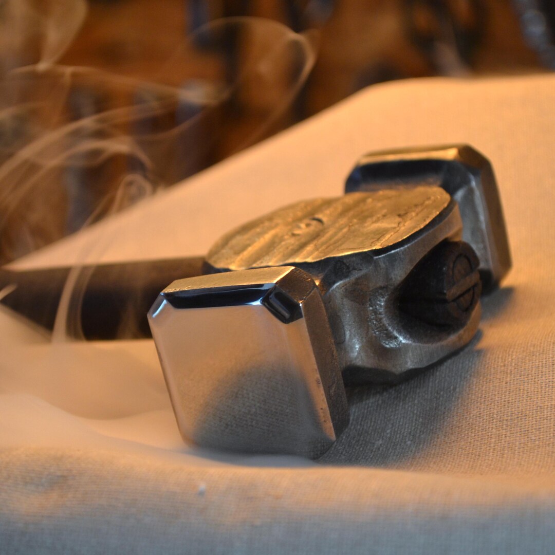 Hand-forged Blacksmith Rounding Hammer - Oiled Ash Handle, 2.5 Lbs - Etsy