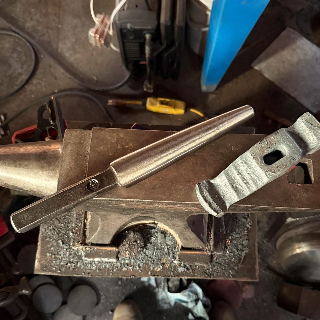 Hand-forged Hammer Drift – Full Tang Drift for Blacksmithing ...