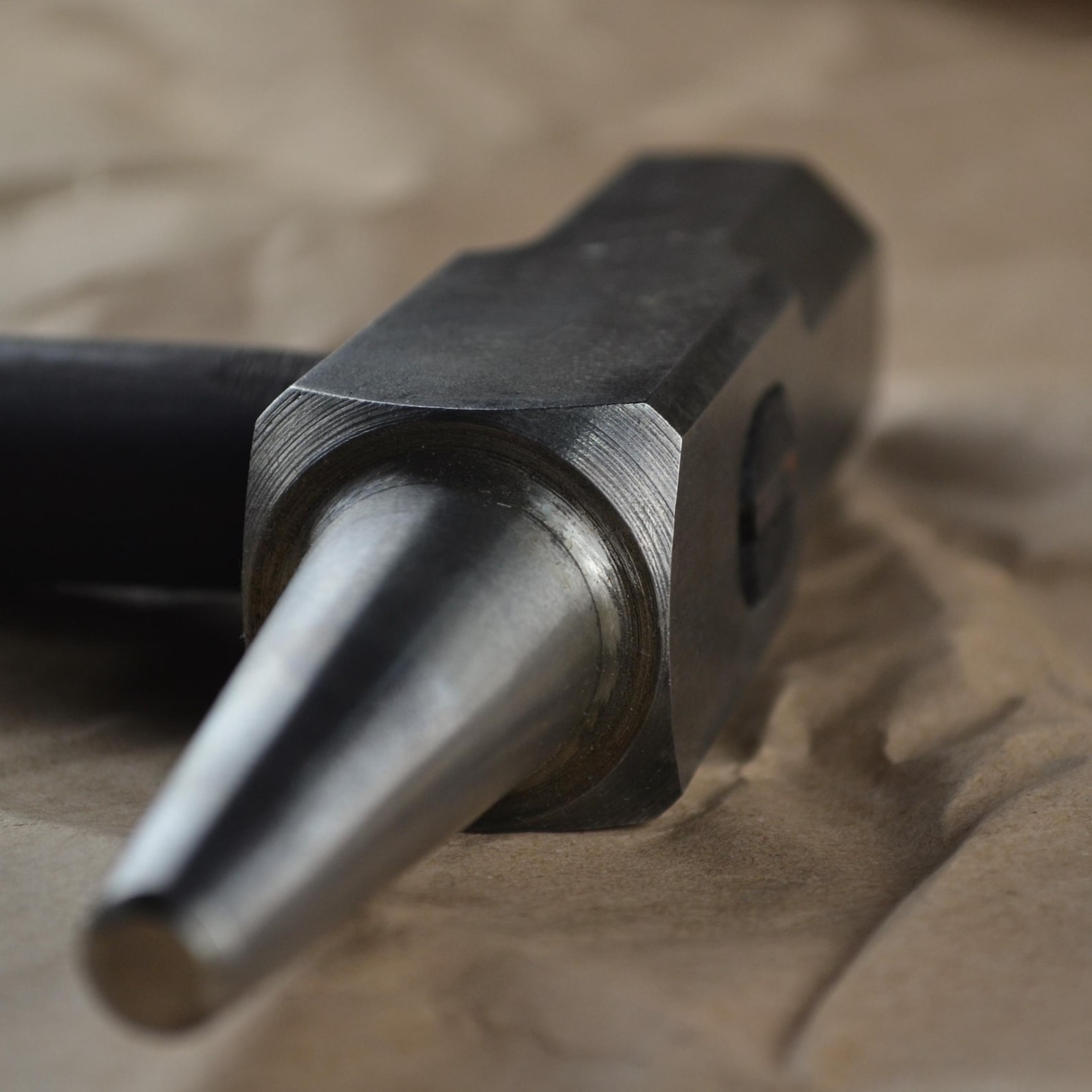 Hand Forged Blacksmith Hammer: Hot Punch Rounding Tool, 2.2lb - Etsy