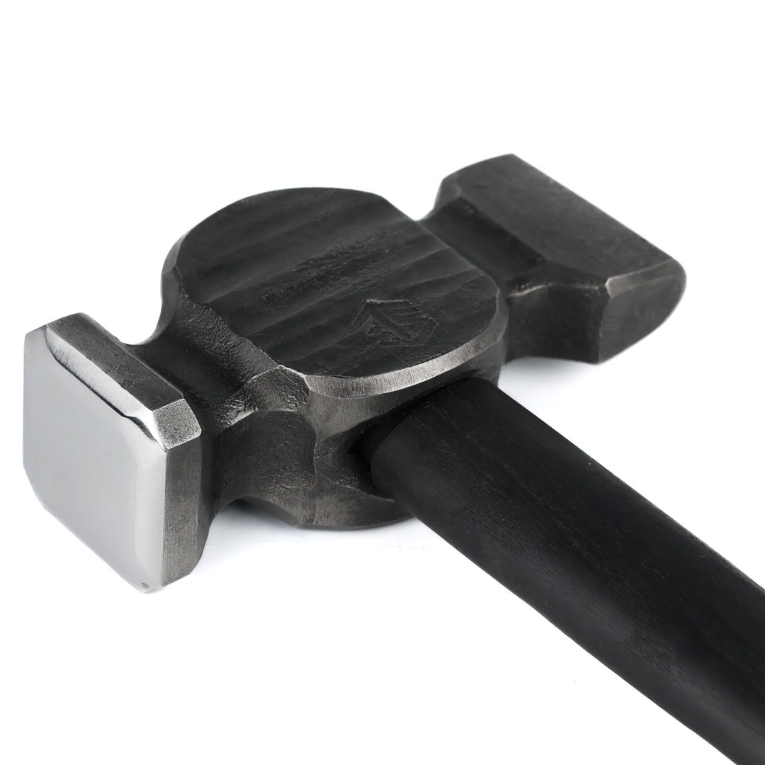 Straight Peen Hammer 3lbs, Blacksmith Tools, Forged Peen Hammer ...