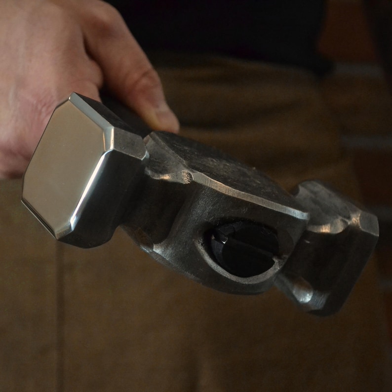 Blacksmith Hammer – Hand-forged Rounding Hammer | AISI 1045 Steel Head ...