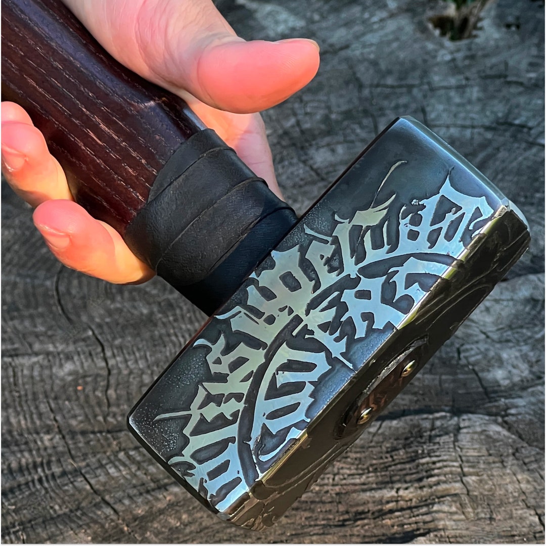 Blacksmith Hammer, War Hammer Functional, Viking Battle Hammer, Norse Forged Thor Hammer ...