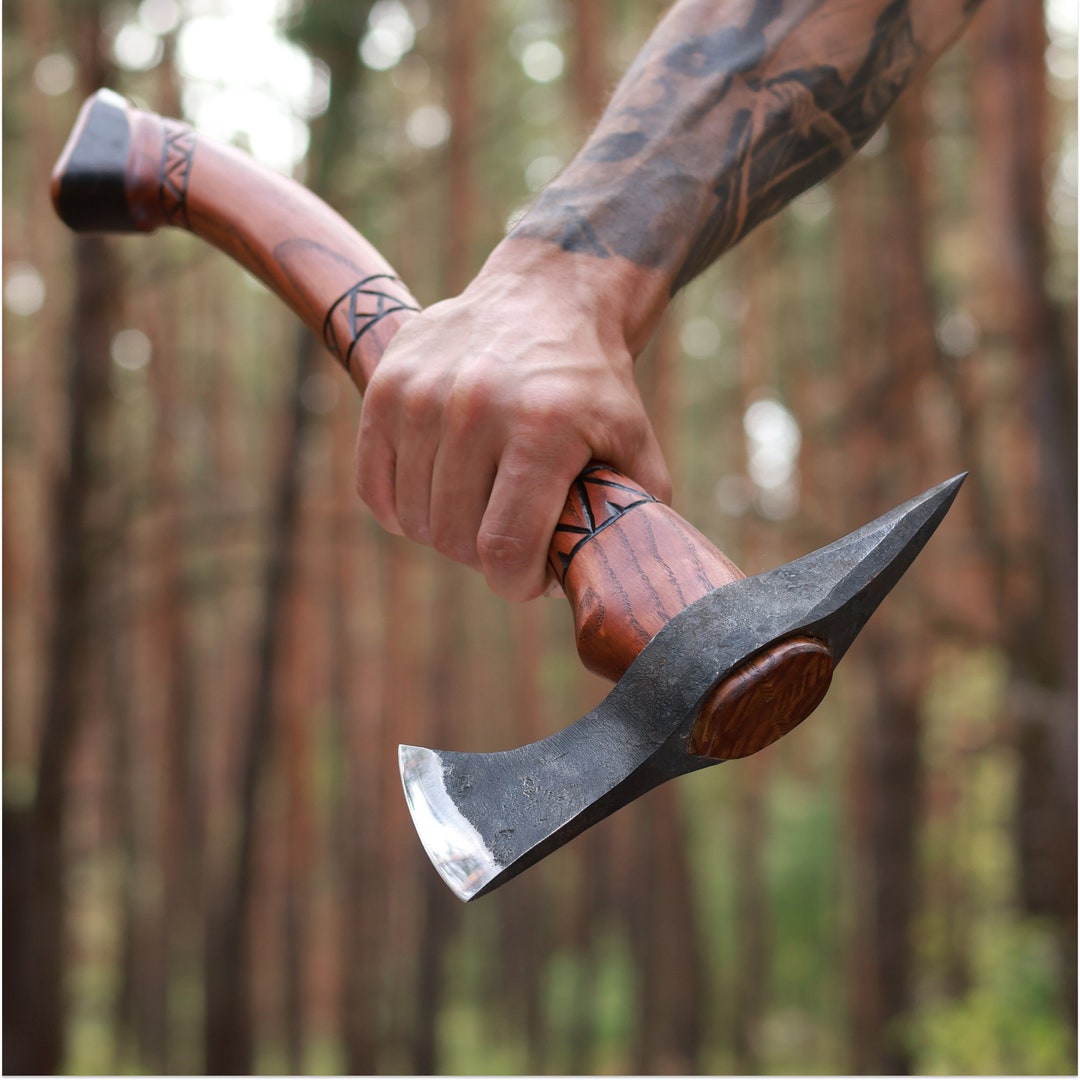 Forged Tomahawk With Personalized Engraving Perfect for Outdoor Use - Etsy