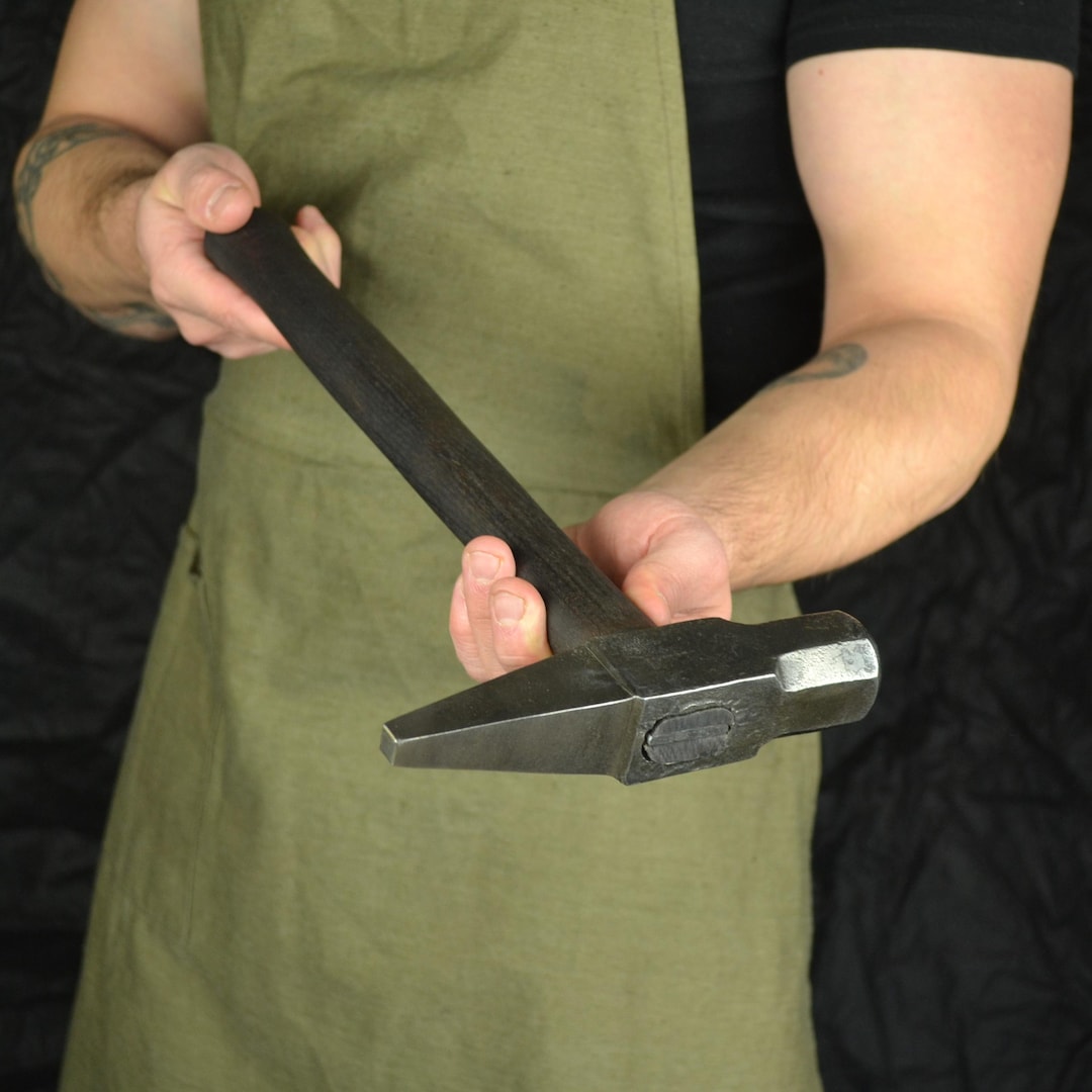 Blacksmith's Hot Punch Rounding Hammer 2.2lb - Tool for Professional ...