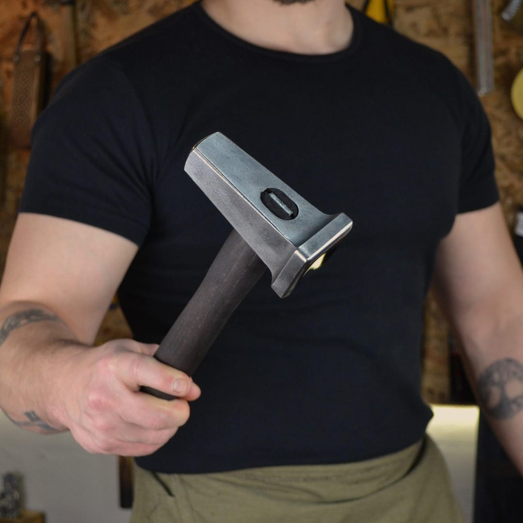 Hammer for Blacksmith (flatter) 2.5lbs - Professional Blacksmiths Tool ...