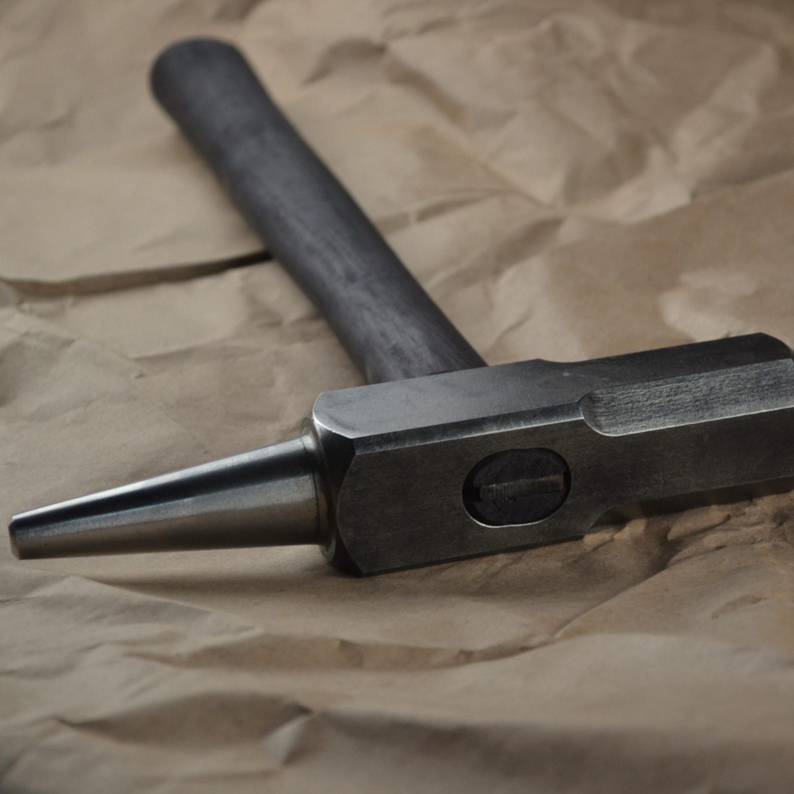 Hand Forged Blacksmith Hammer: Hot Punch Rounding Tool, 2.2lb - Etsy