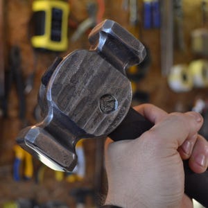 Blacksmith's Rounding Hammer 2.5lbs - Premium Quality With Custom ...