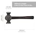 Blacksmith's Rounding Hammer 2-3.5lb, Double Face Hammer - Etsy