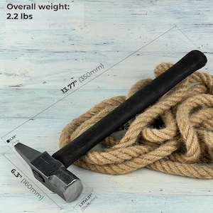 Blacksmith Hot Punch Rounding Hammer 2.2lb Square Punch - Etsy