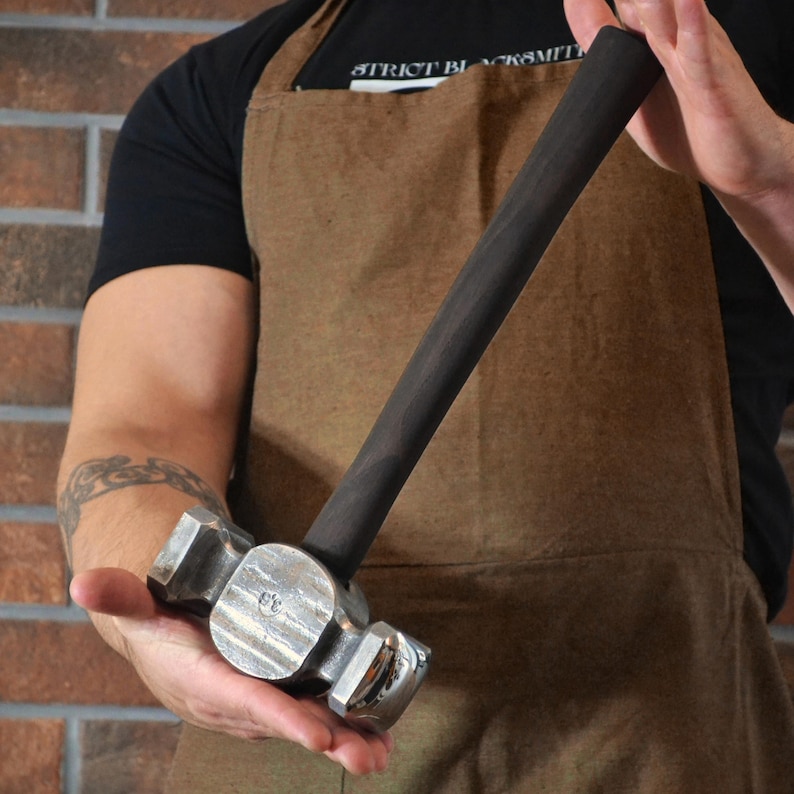 Blacksmith Hammer – Square Circle Rounding Hammer | Hand-forged With ...