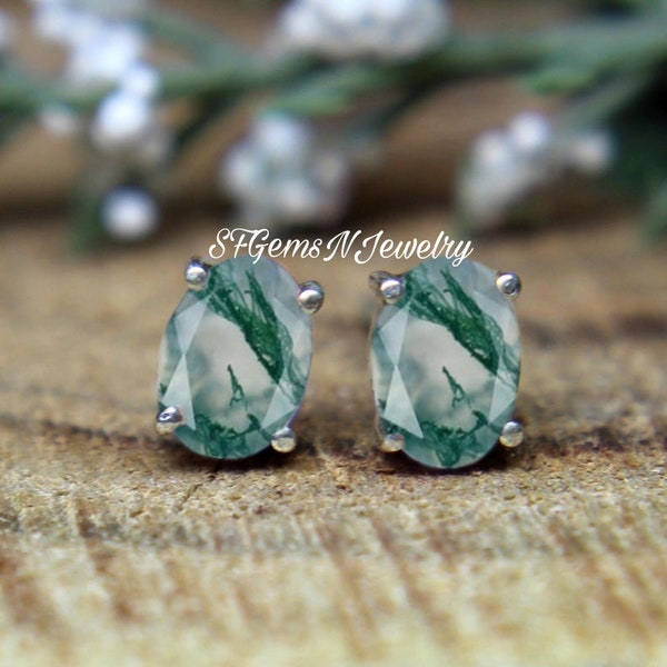 Moss Green Earrings - Etsy