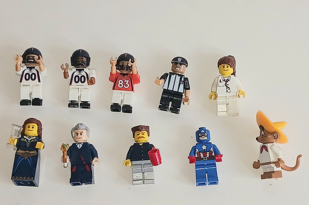 10 LEGO Minifigures Mini Figs - Etsy
