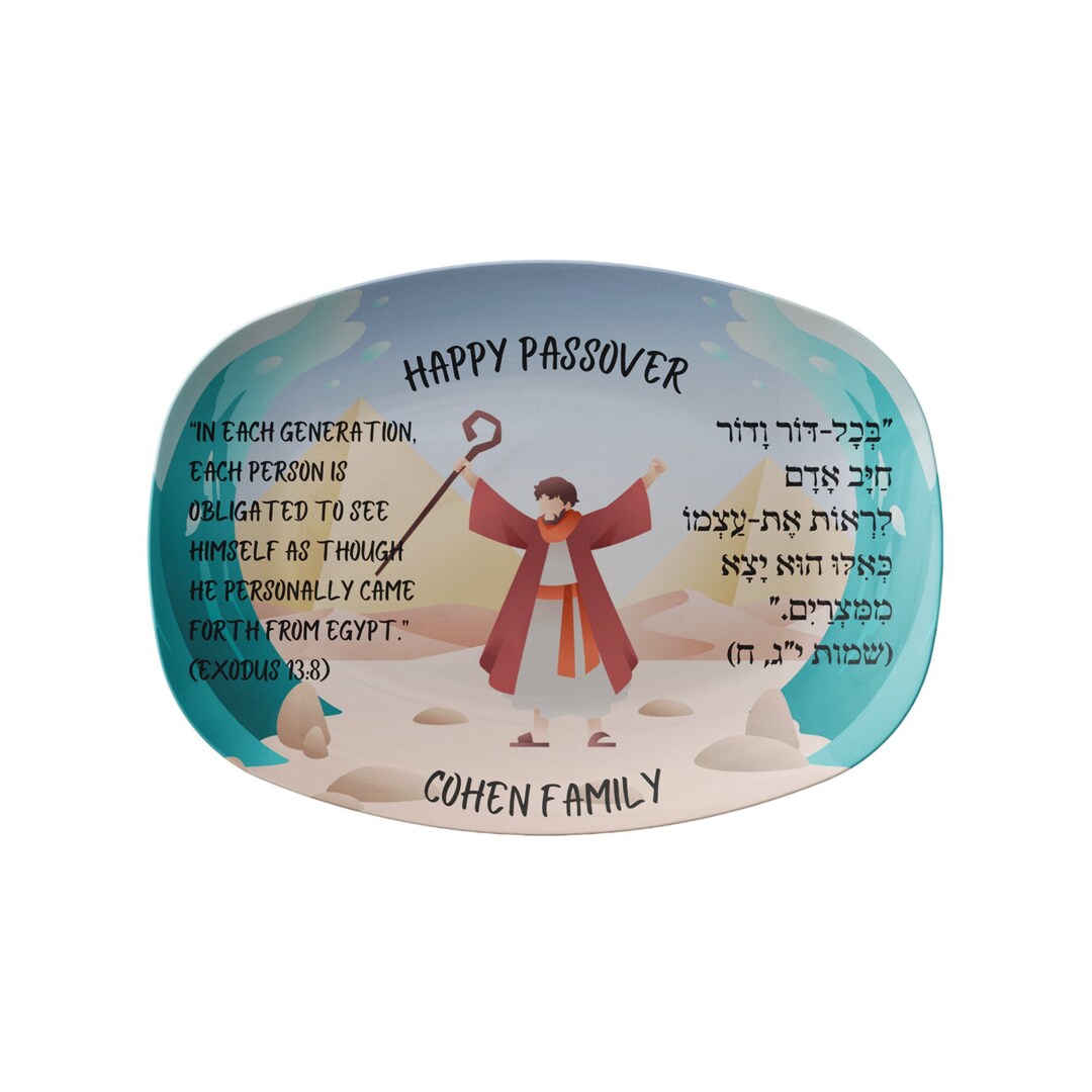 Personalized PASSOVER Serving Platter | Custom Family Name | Gift for ...