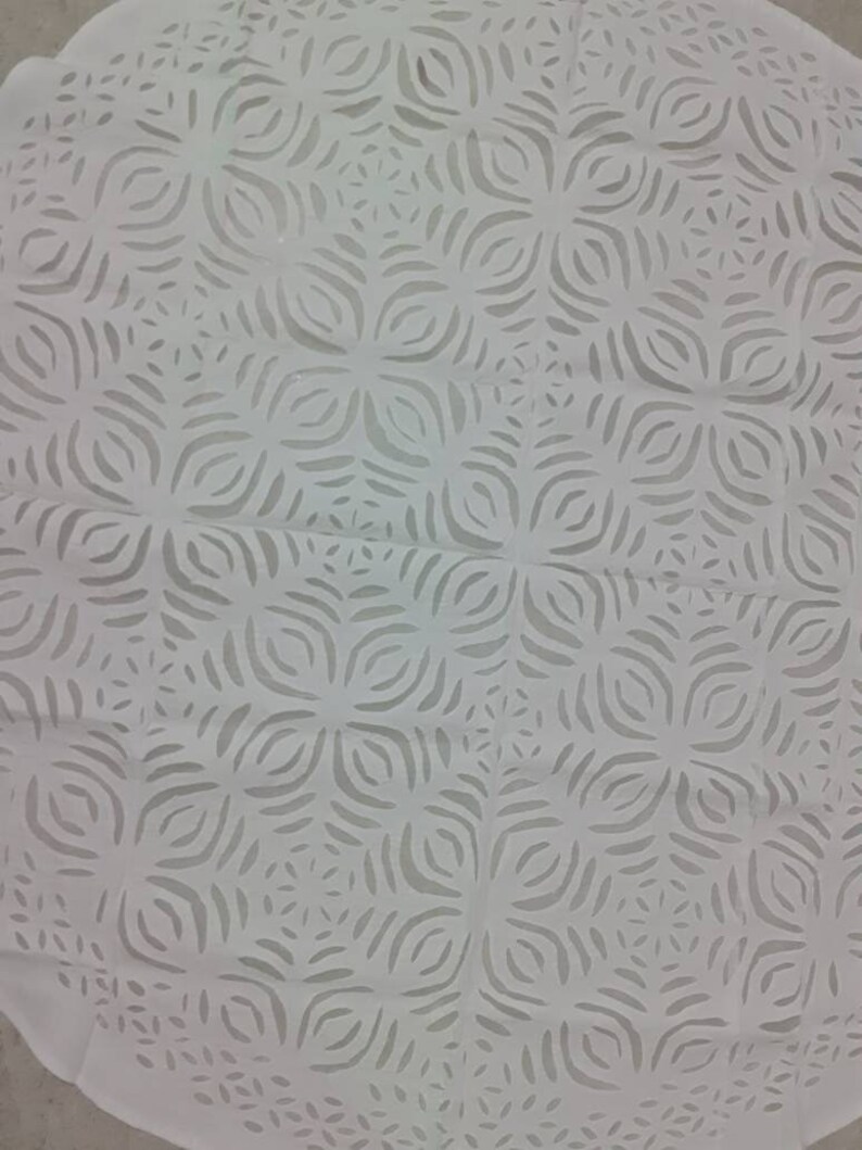 Handmade Applique Cotton Organza Round,rectangular,square Table Cover ...