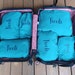 Monogram Packing Cubes Personalized - Etsy
