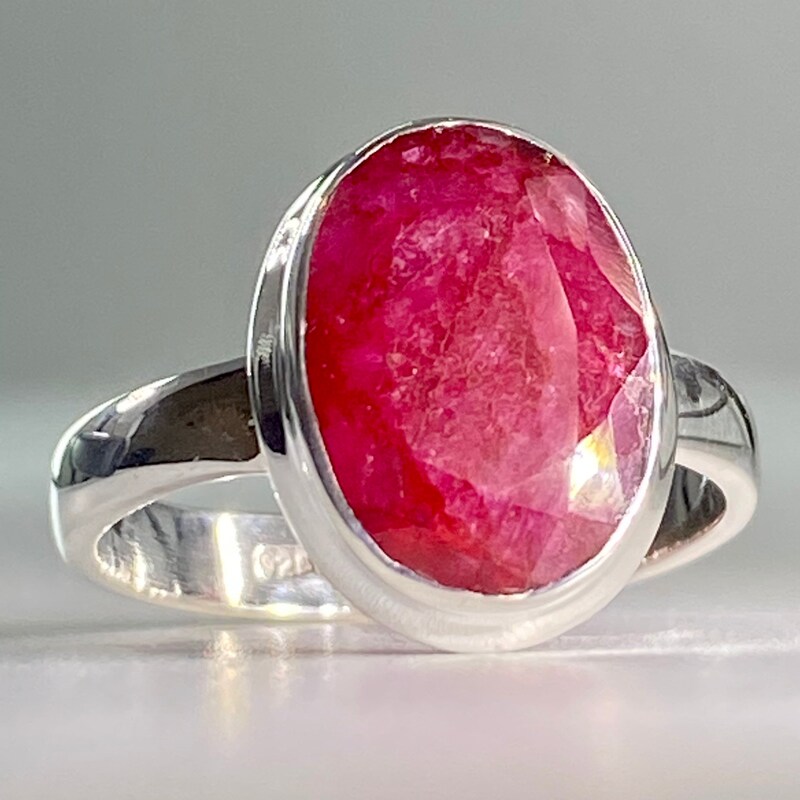 Raw Ruby Jewelry - Etsy